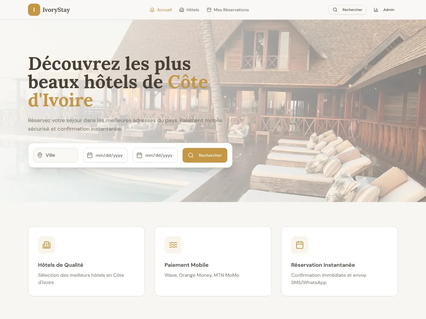IvoryStay Hotel Booking