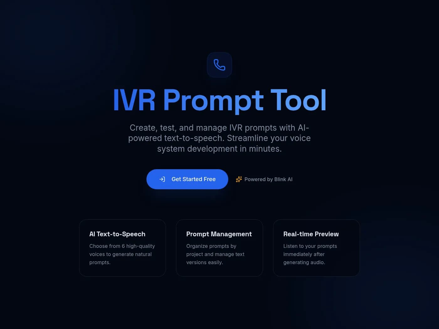 Ivr Prompt Tool