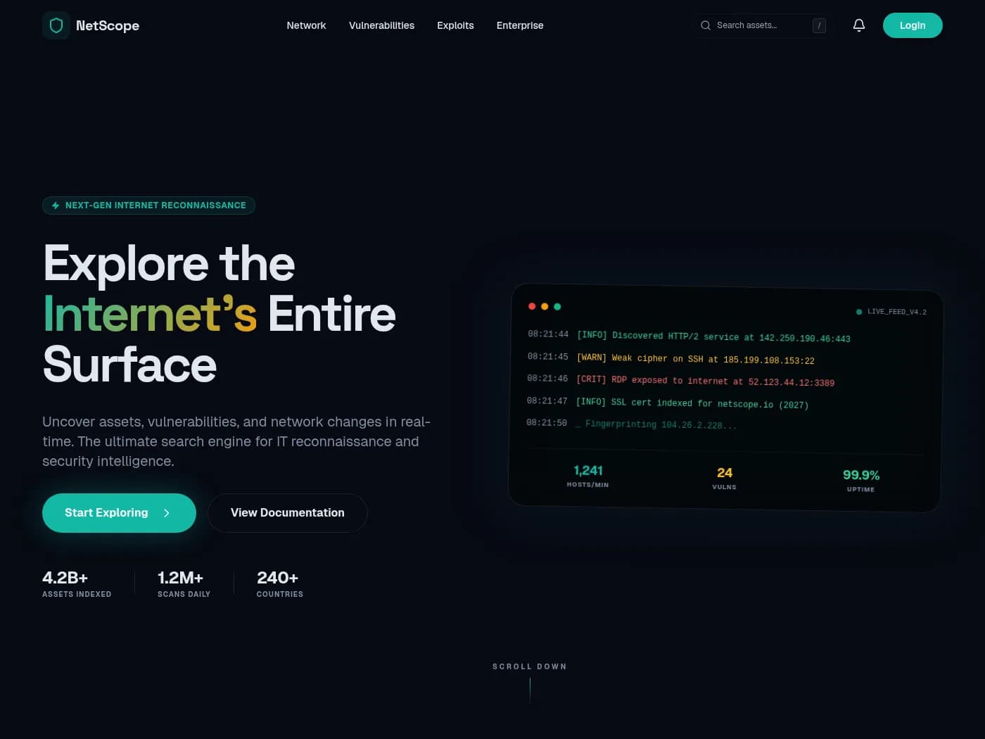 IVRE Cloud Scanner UI