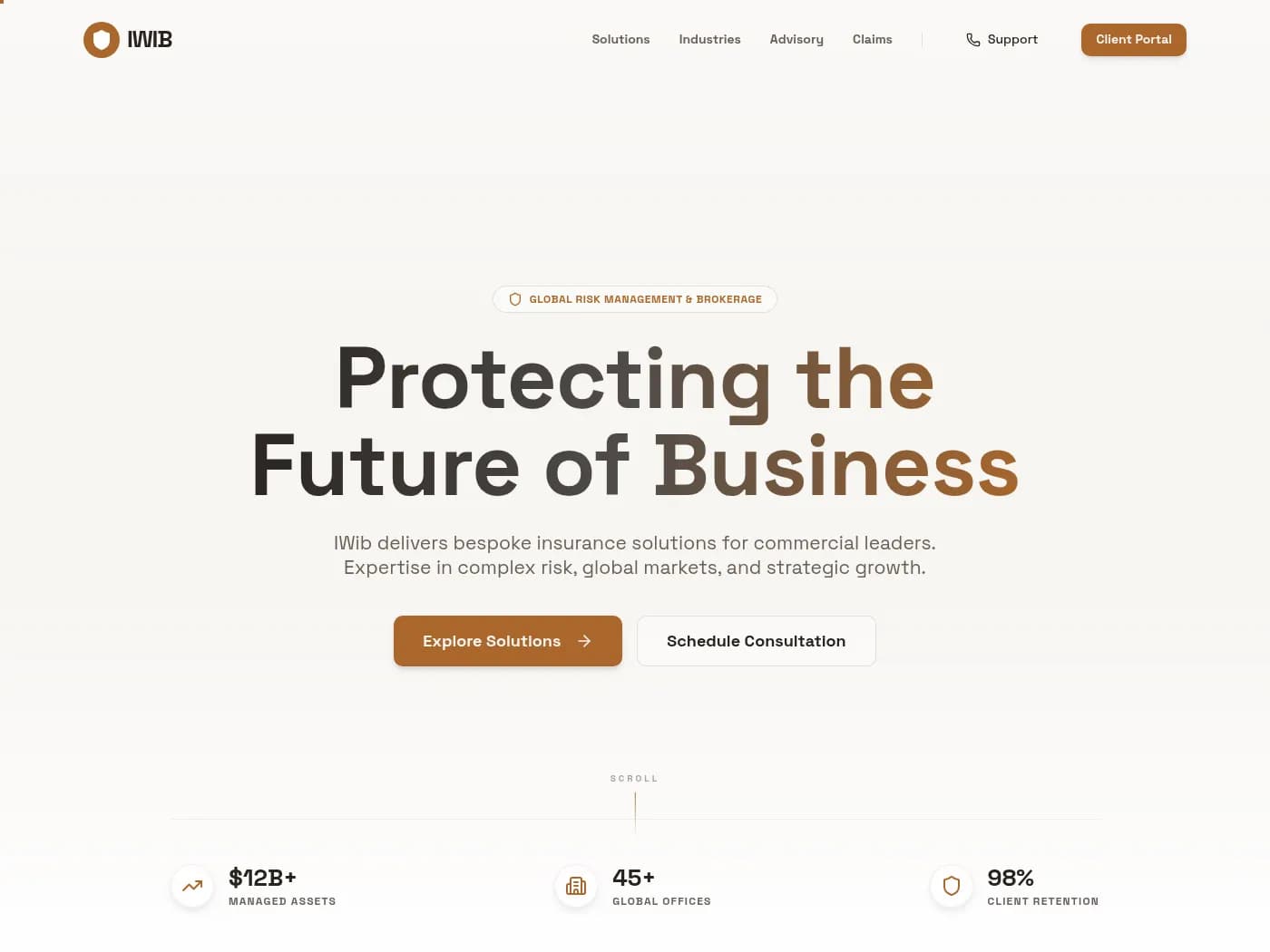 IWib 3D Insurance Site