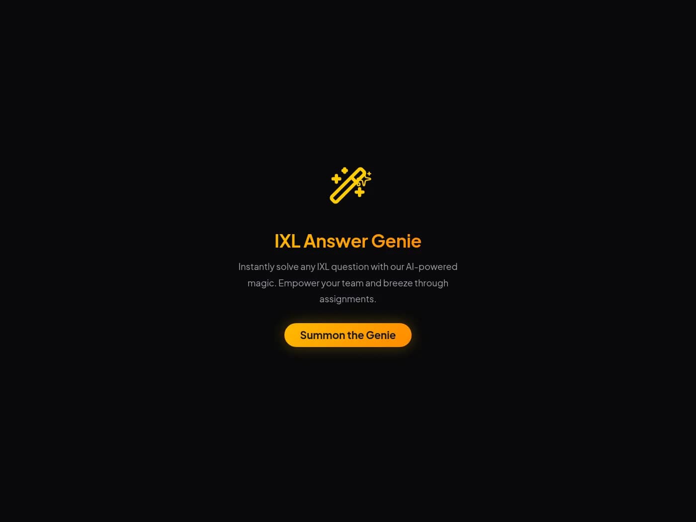 IXL Answer Genie