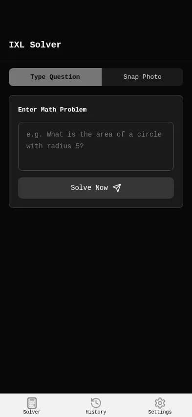 IXL Auto Solver Mobile