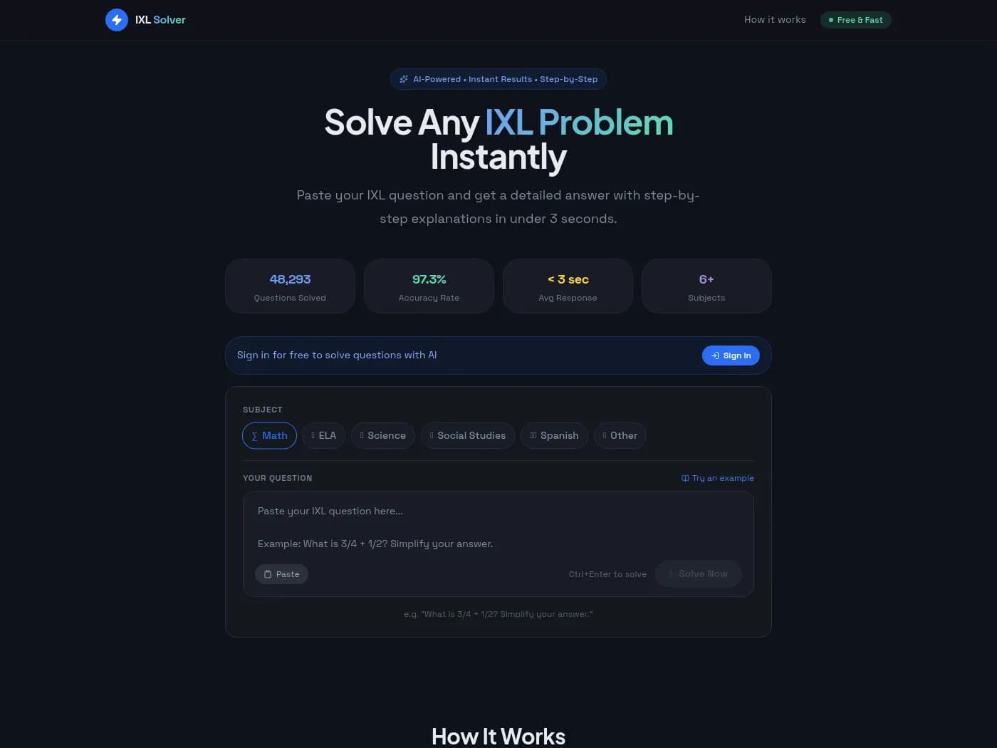 IXL Auto Solver Hub