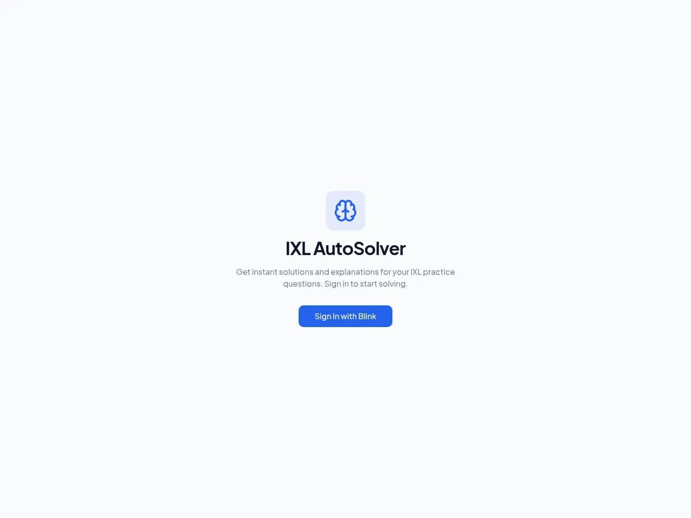 IXL AutoSolver