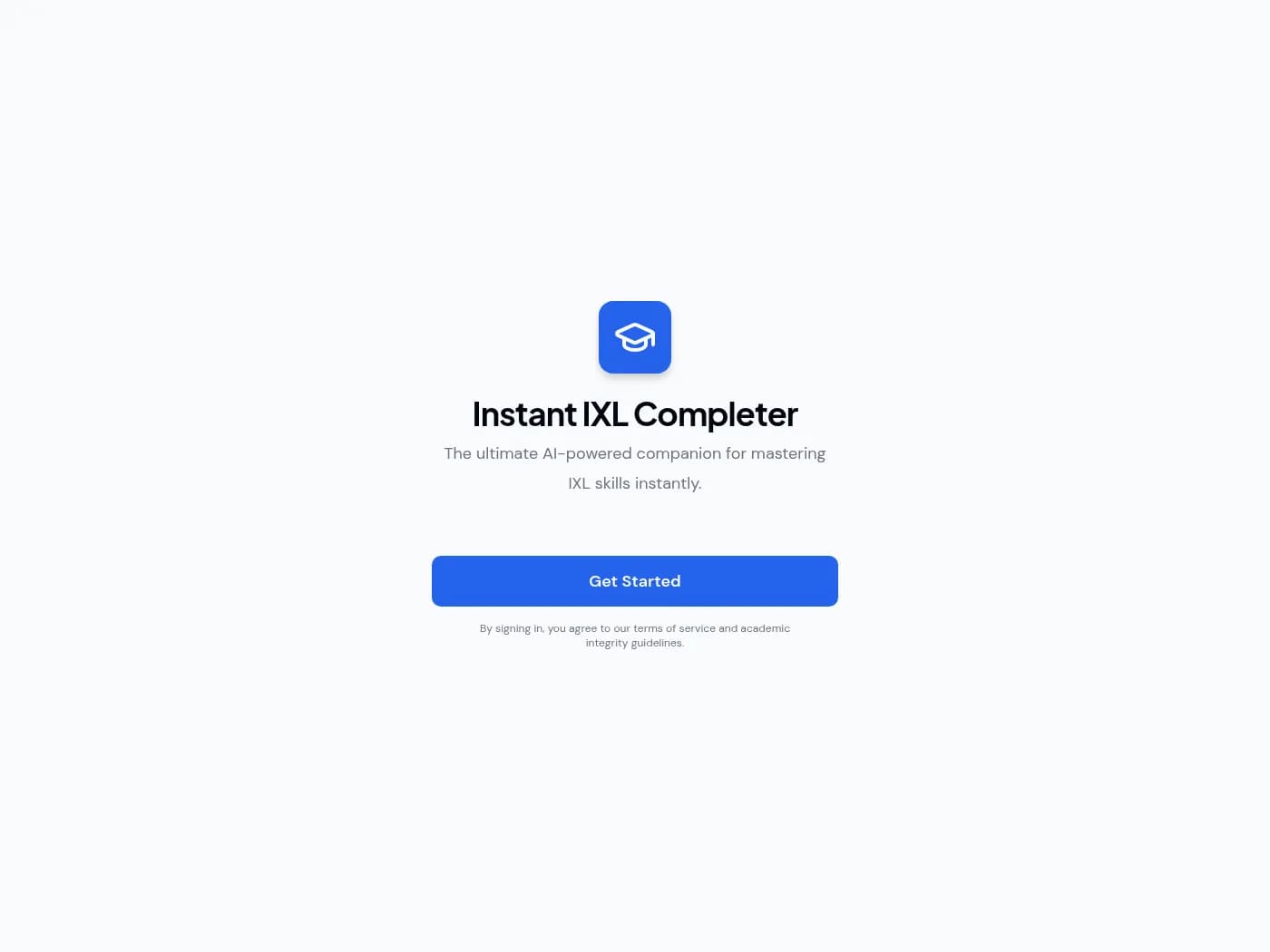 Instant IXL Completer