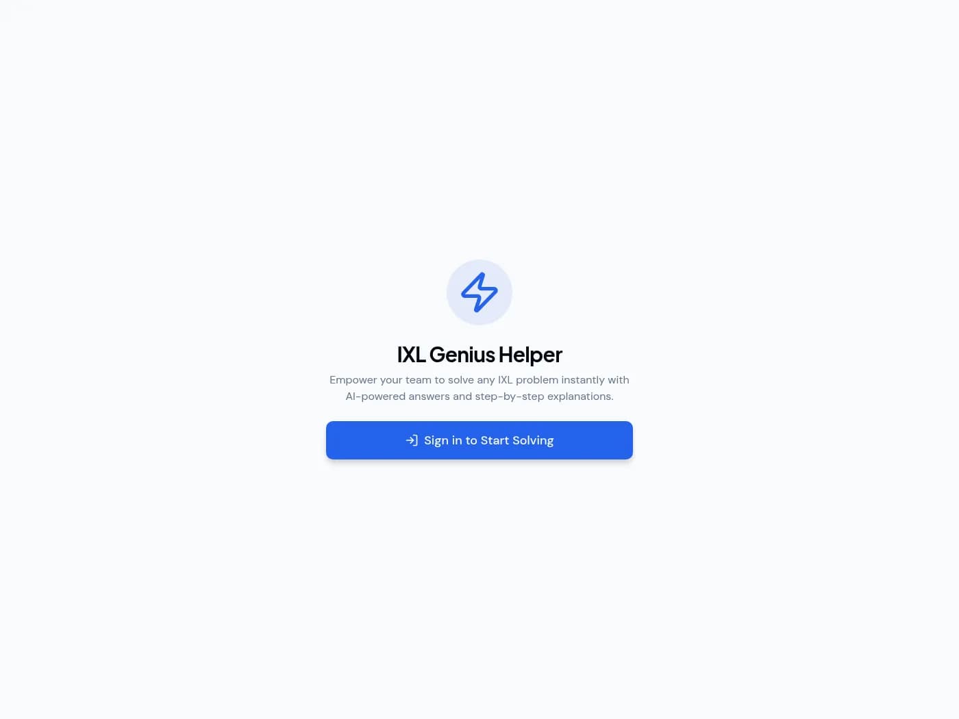 IXL Genius Helper
