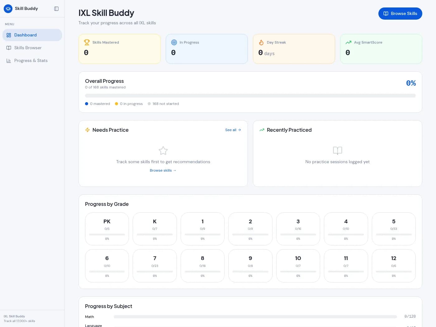 IXL Skill Buddy