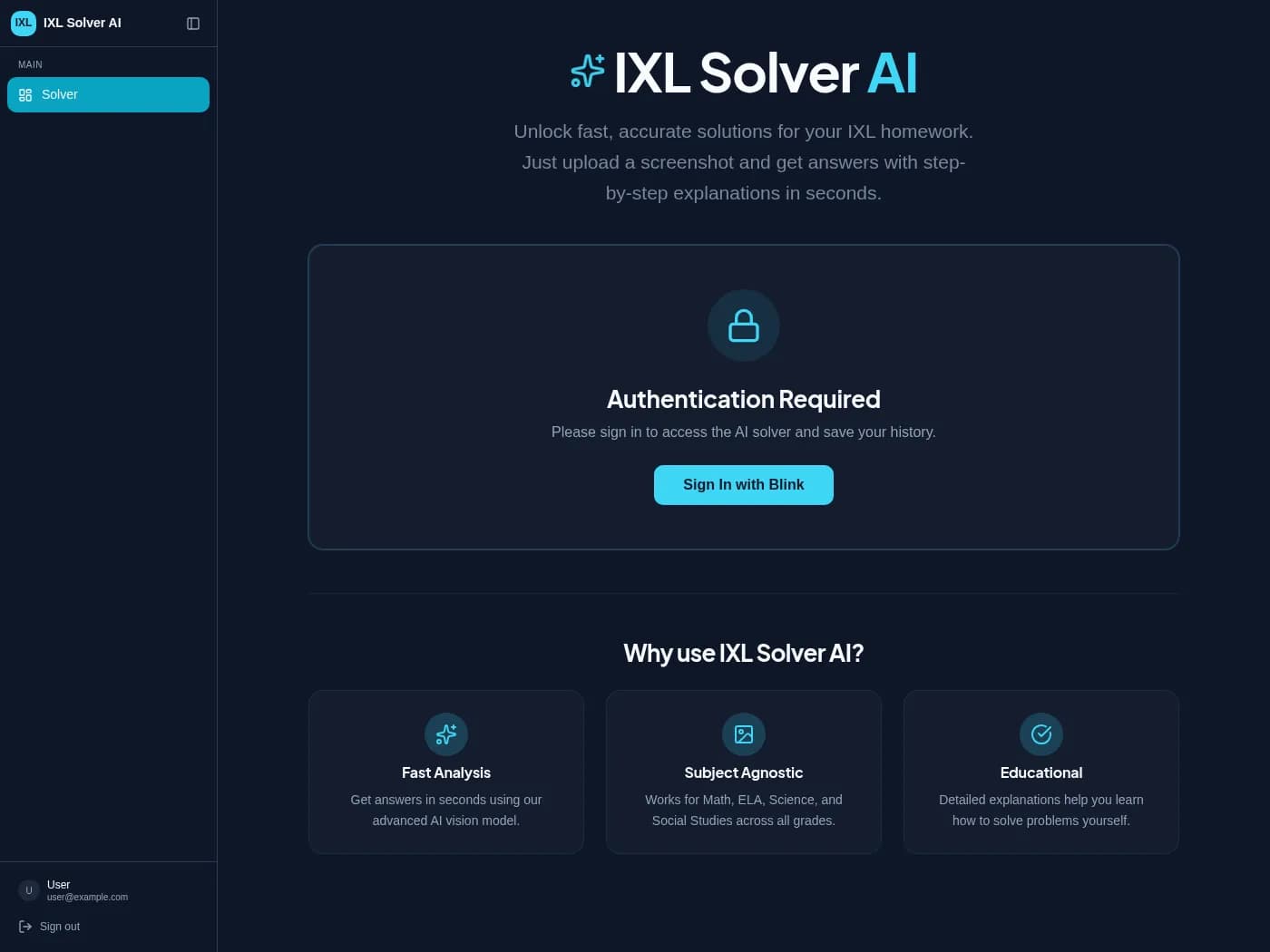 IXL Solver AI