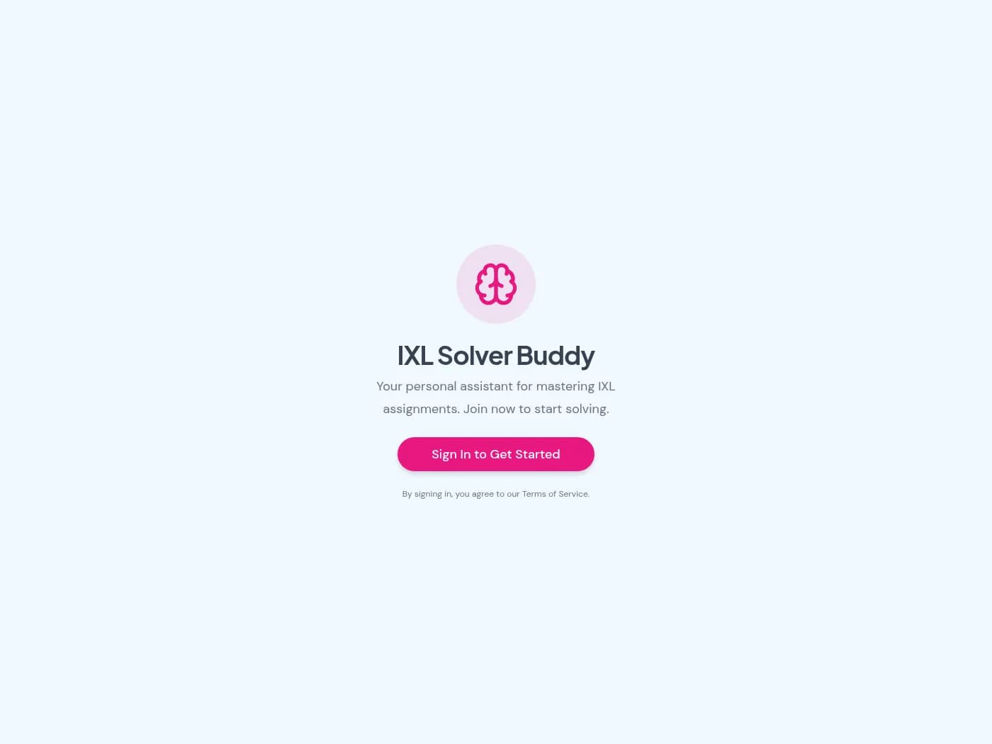 IXL Solver Buddy