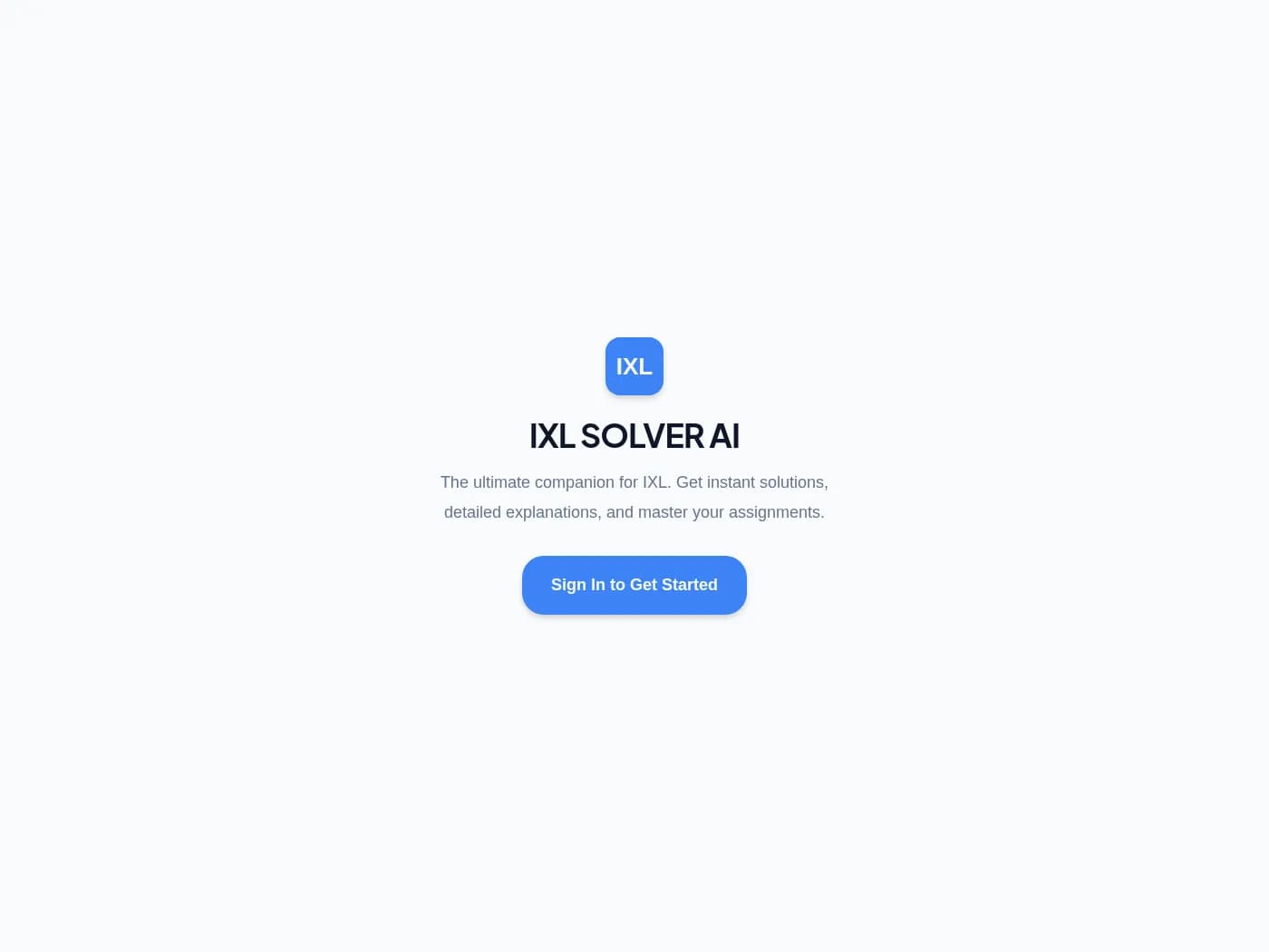 Ixl Solver Tool