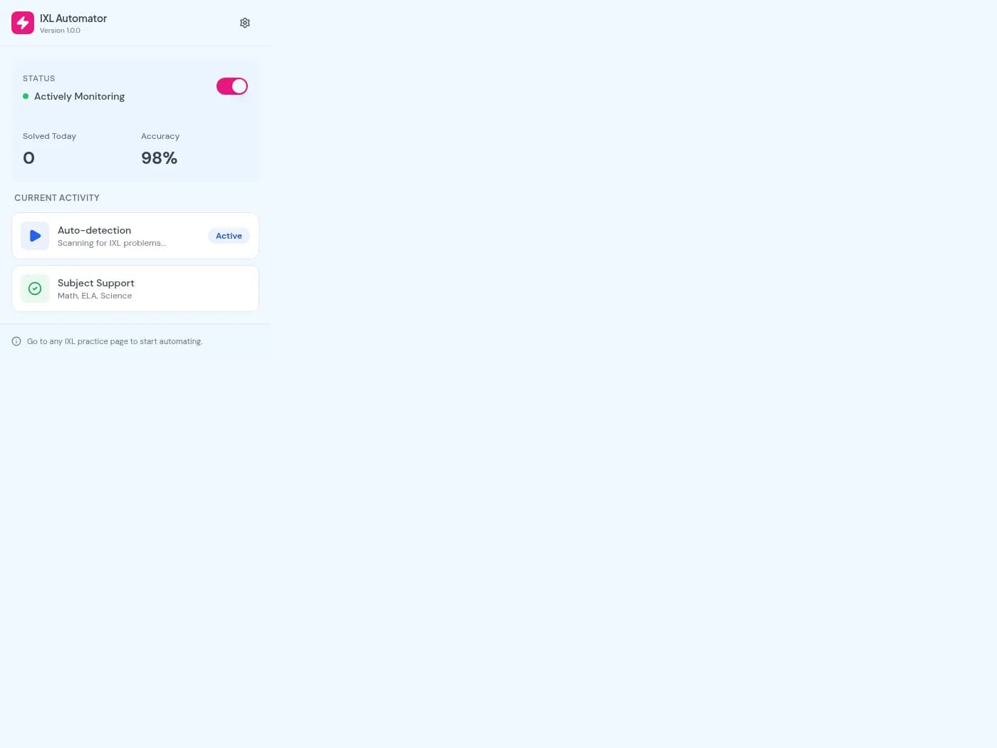 IXL Task Automator