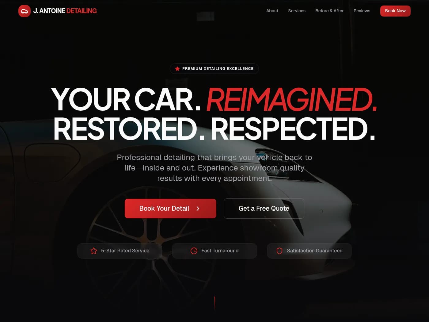 J. Antoine Detailing Site