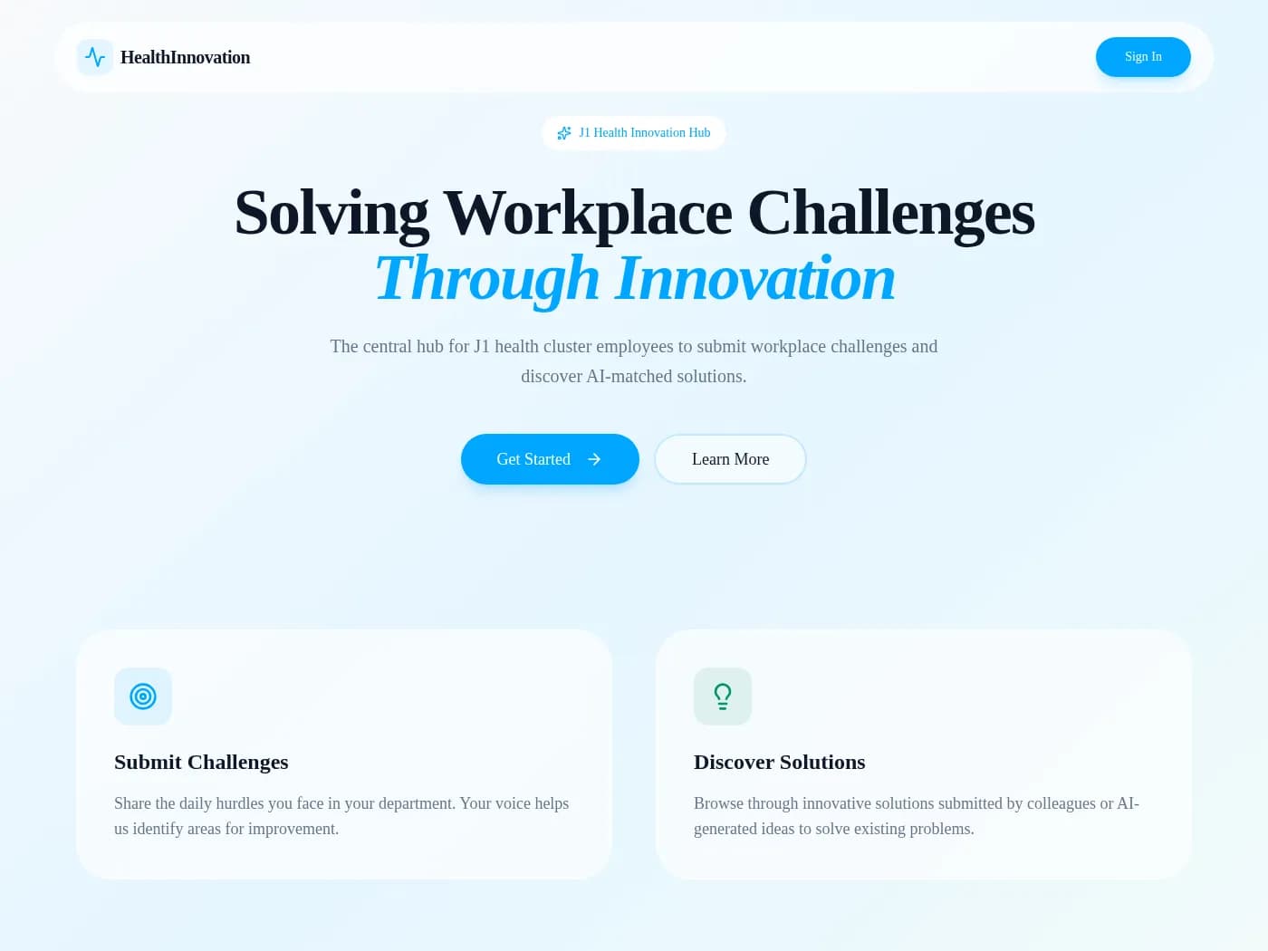 J1 Health Innovation Hub