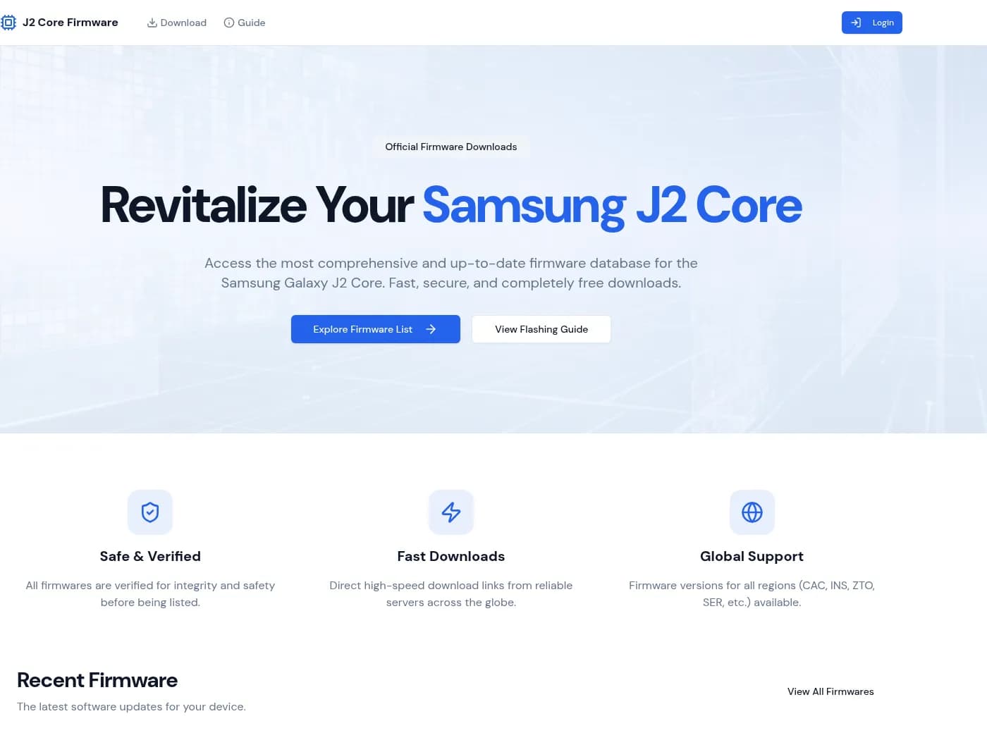 Samsung J2 Core Firmware