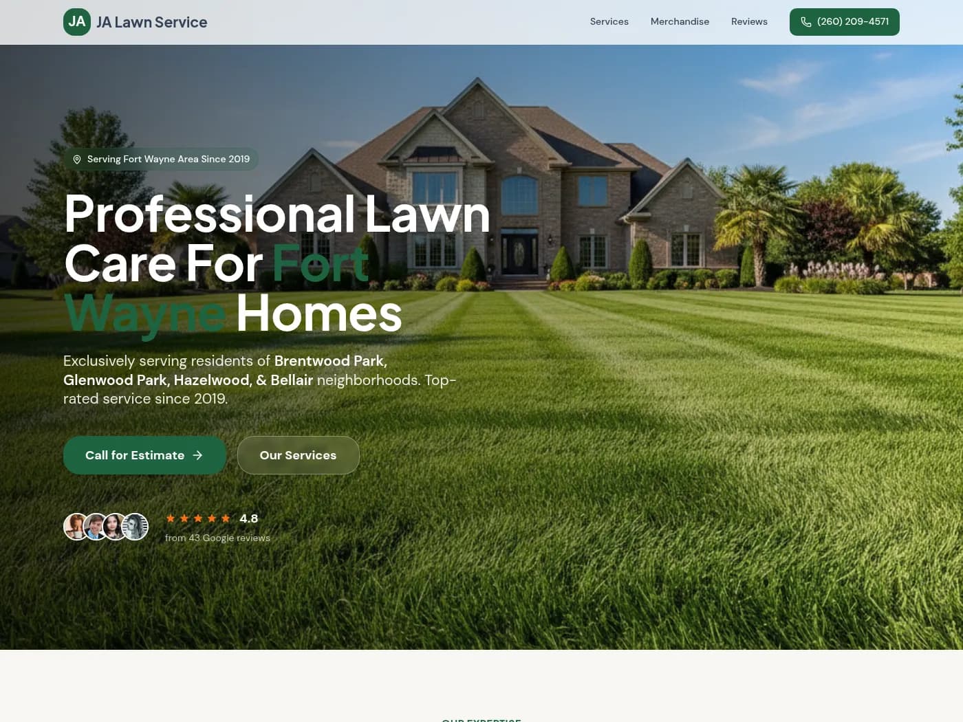 JA Lawn Service Site