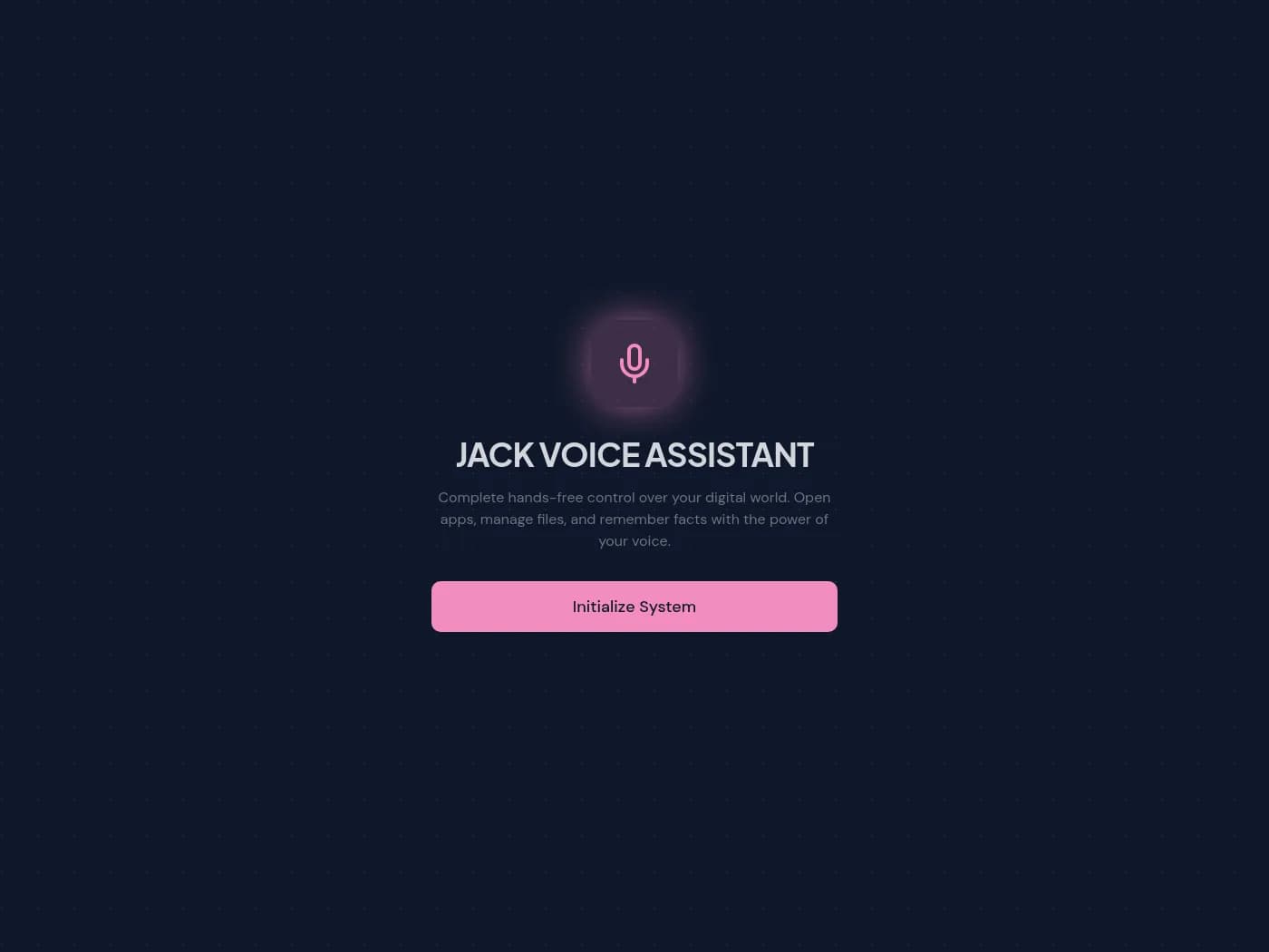 Jack Voice Assistant