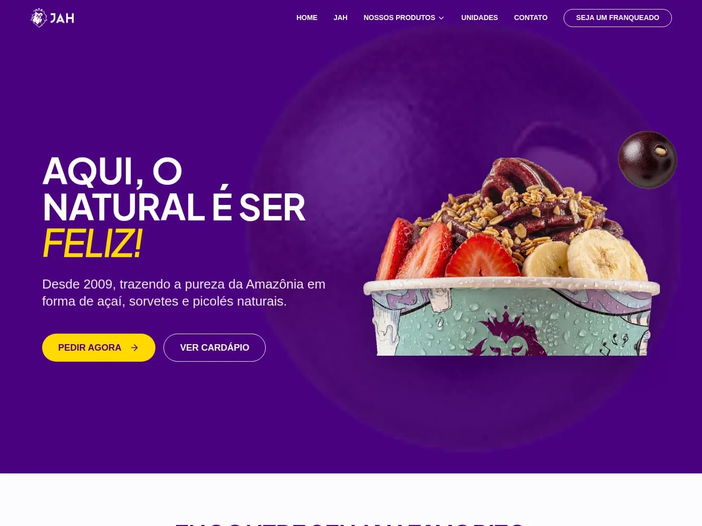 Jahdo Açaí Clone