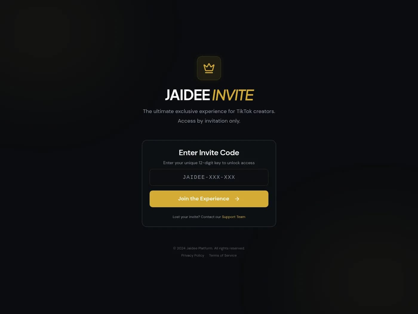 Jaidee Invite Platform