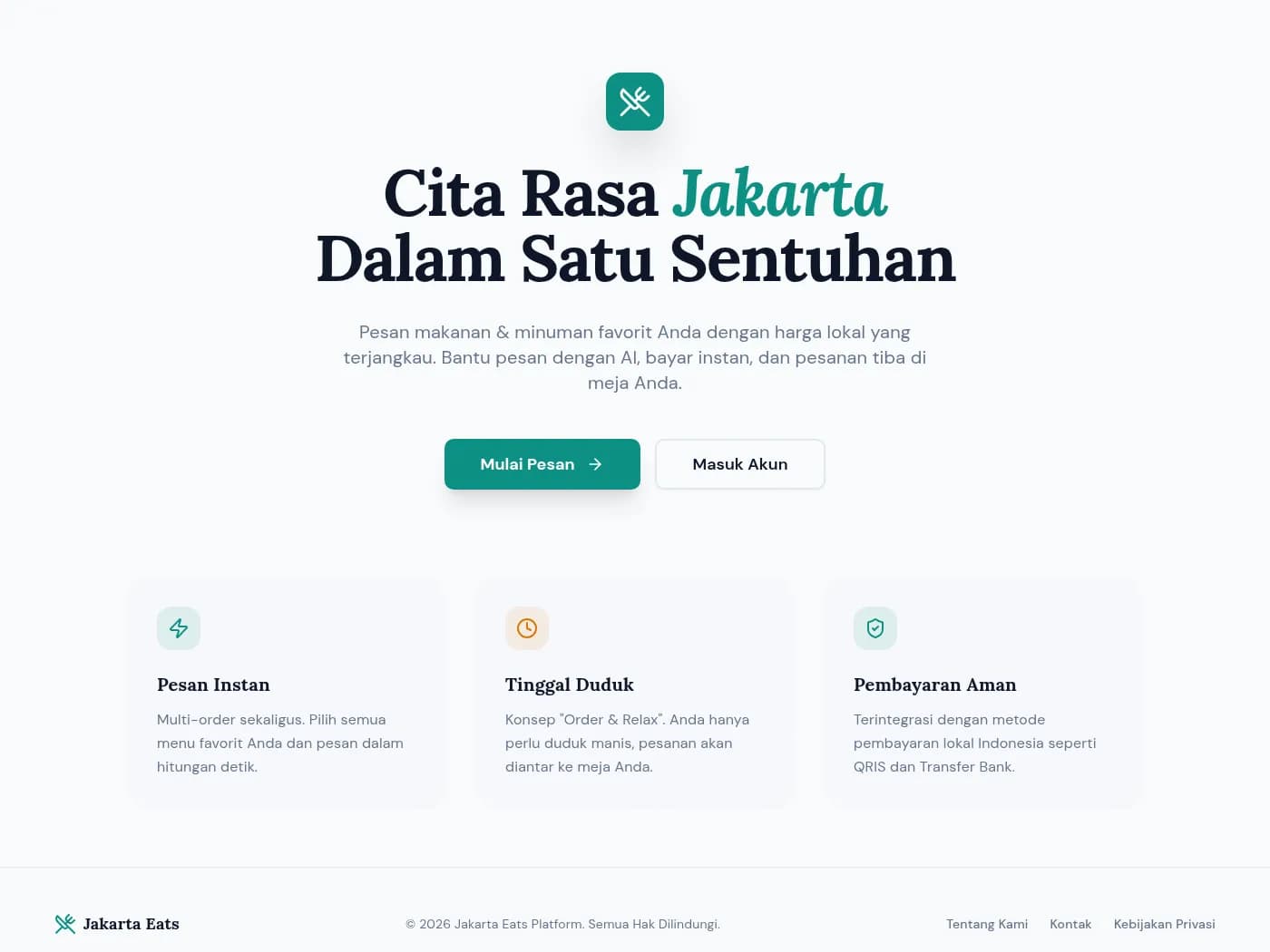 Jakarta Eats Platform