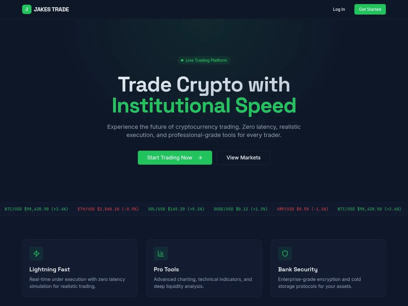 JAKES TRADE Crypto Exchange
