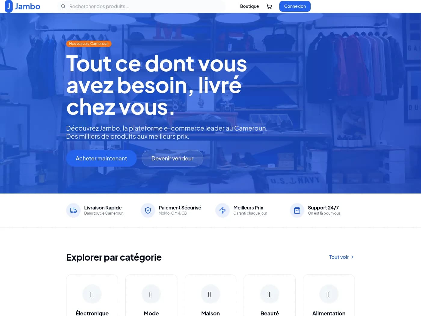 Jambo E-commerce Platform