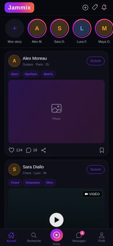 Jammix Global Music App