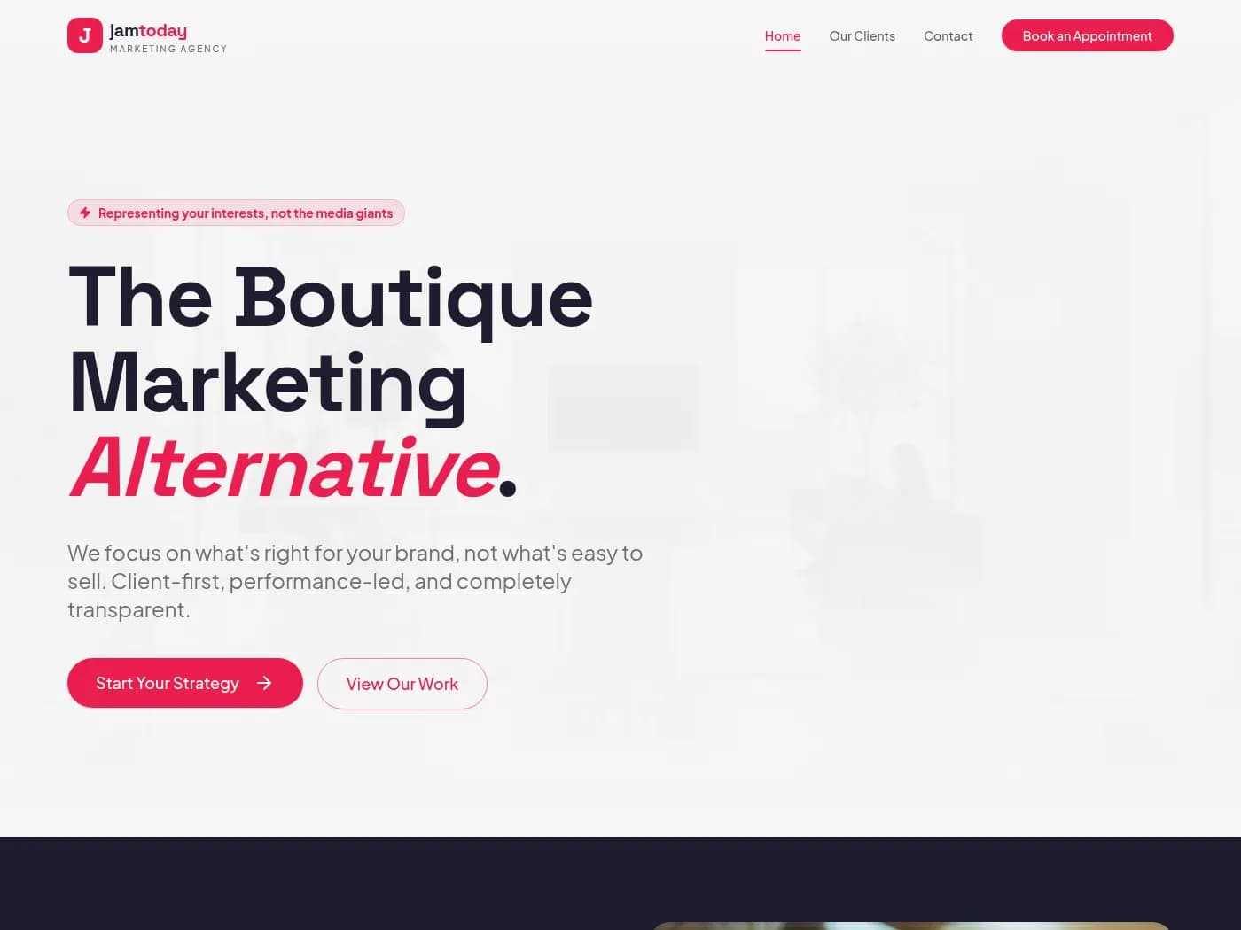Jam Today Marketing Site