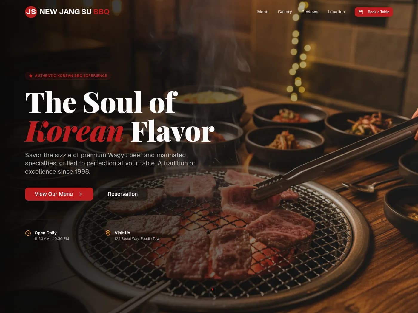 New Jang Su BBQ Site