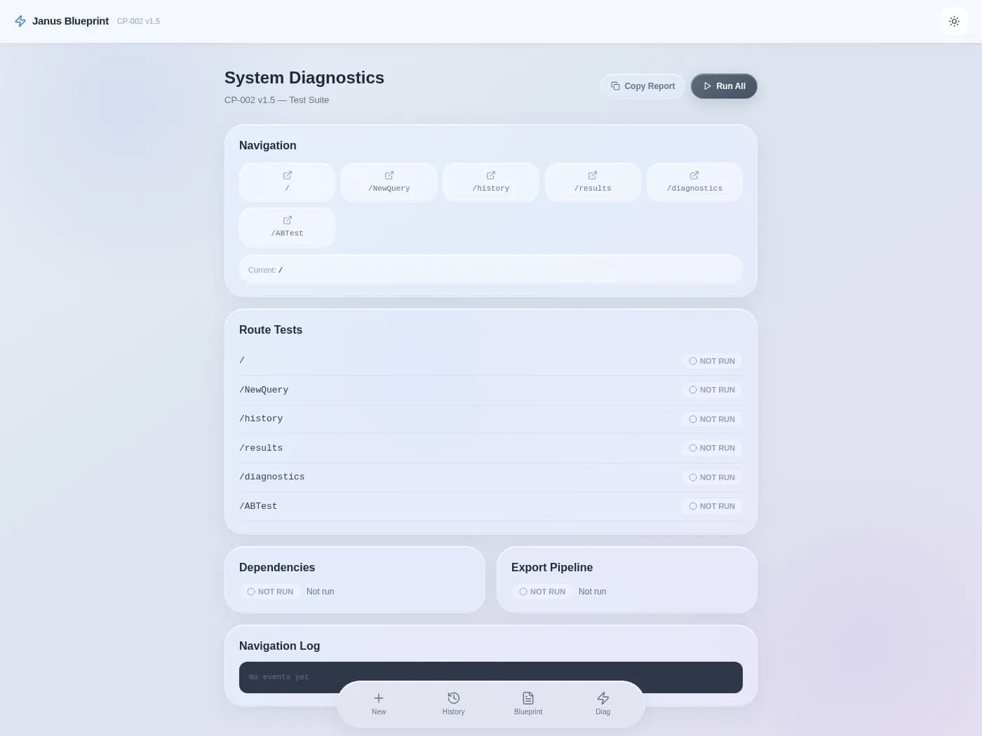 Janus Blueprint Engine