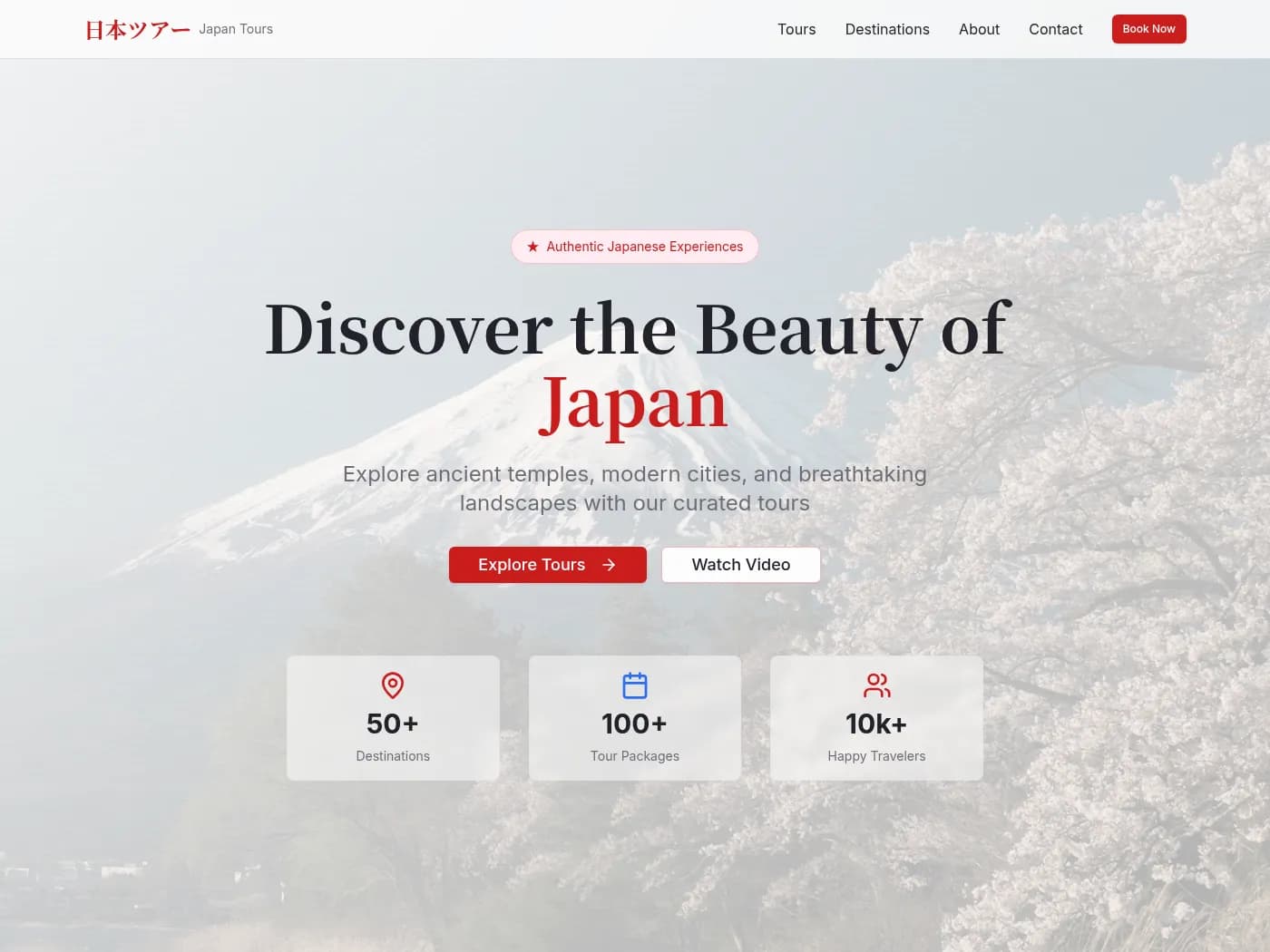Japan Tour Explorer