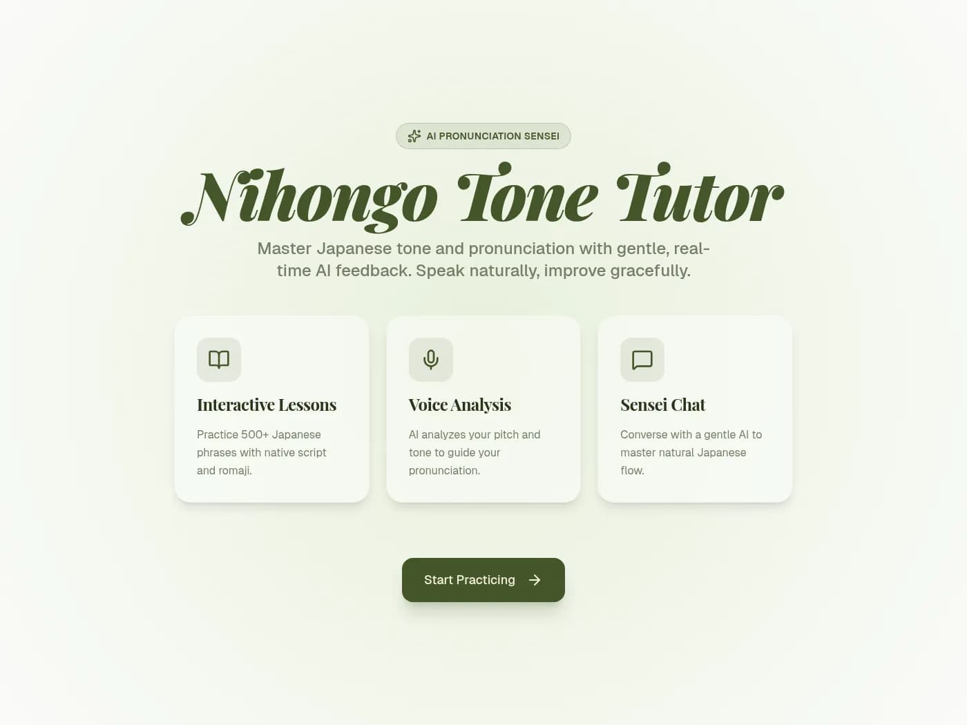 Nihongo Tone Tutor
