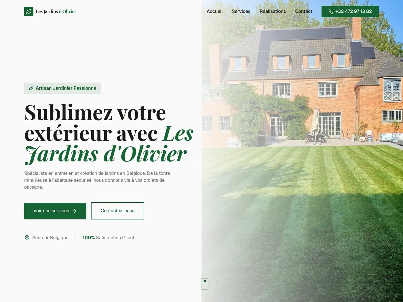 Les Jardins d’Olivier Site