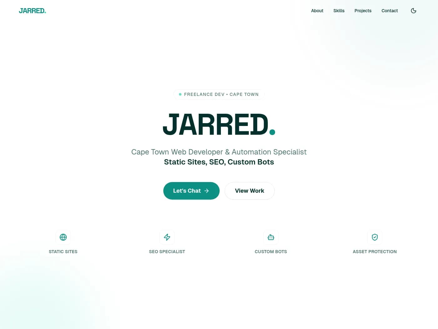 Jarred’s Portfolio Hub