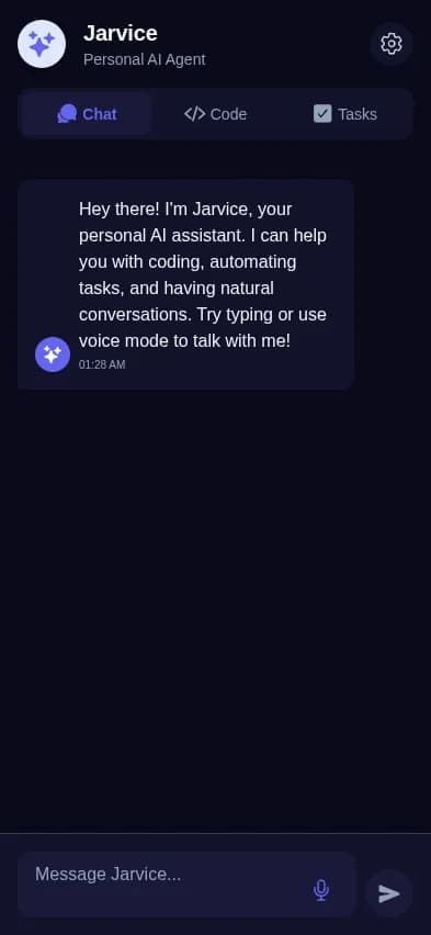 Jarvice Personal AI Agent