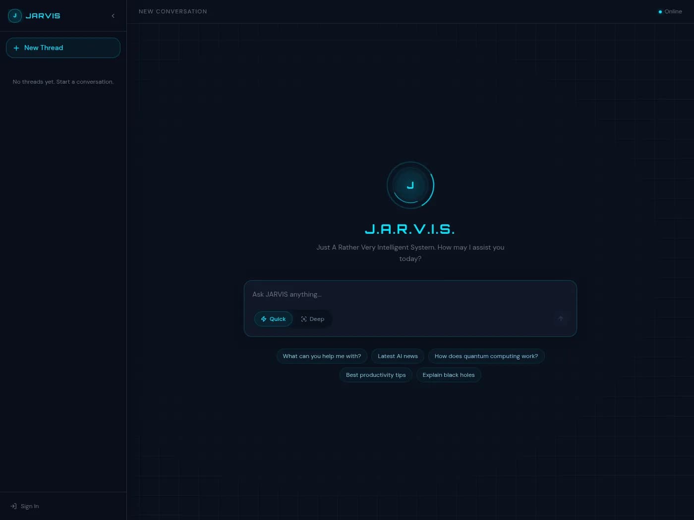 Jarvis AI Assistant