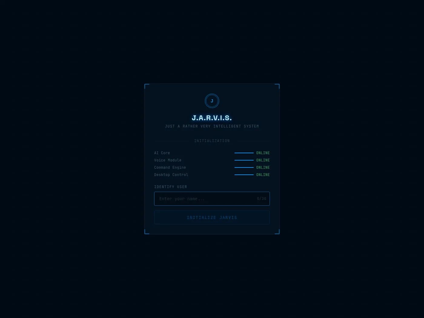 JARVIS AI Desktop Assistant