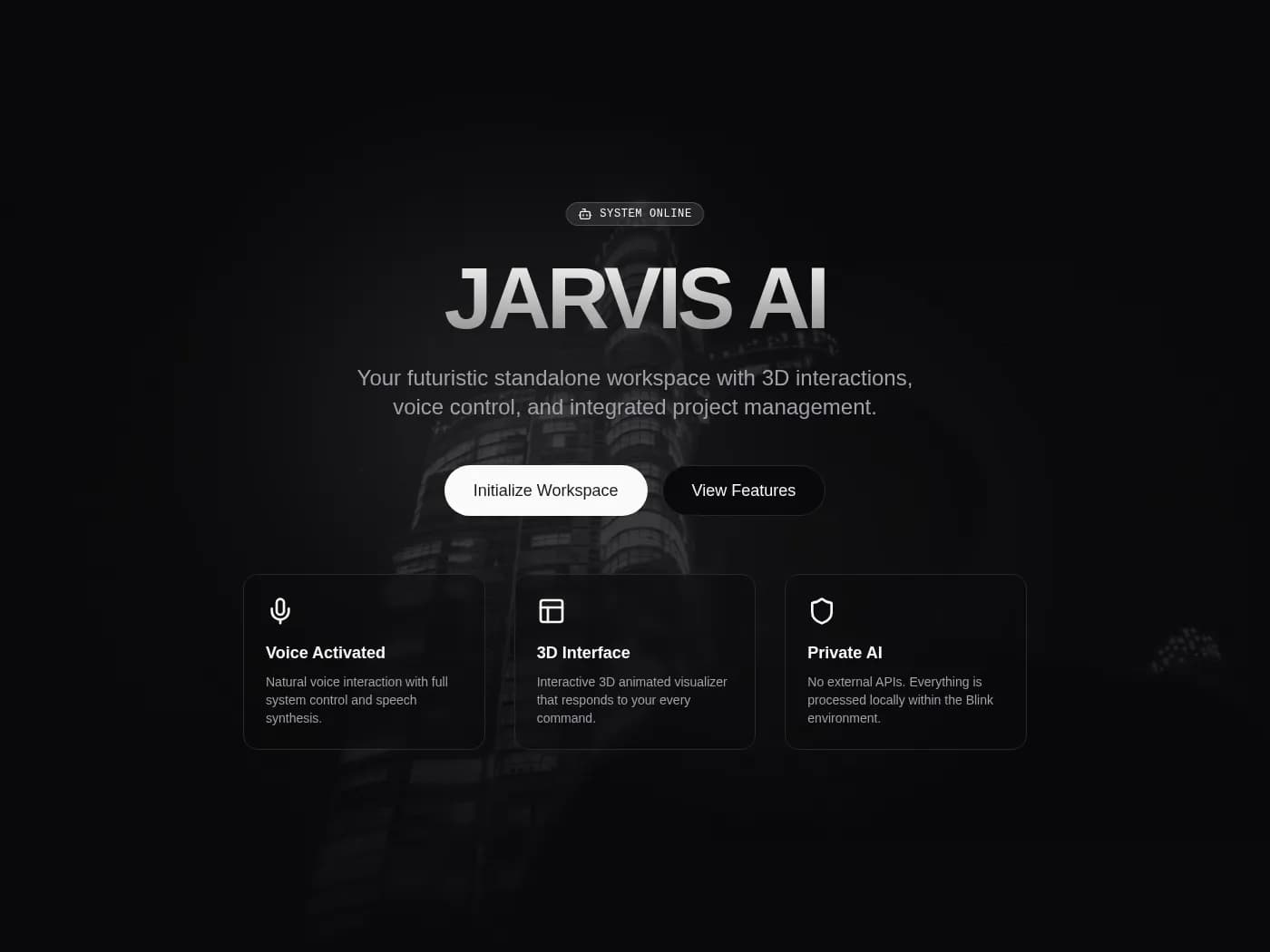 Jarvis AI Workspace