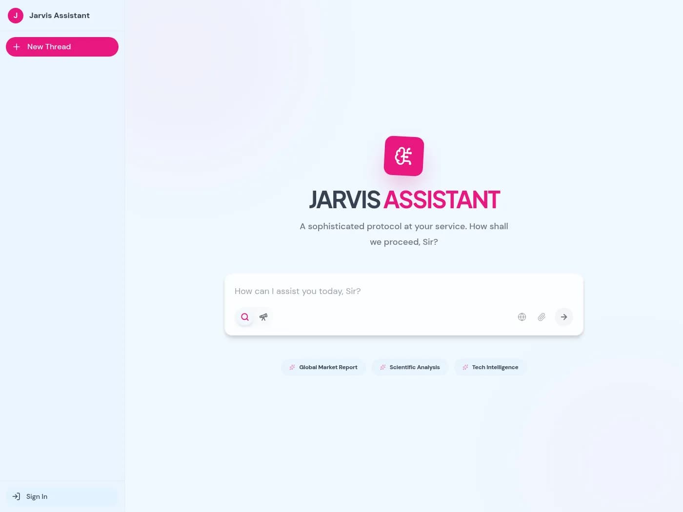 Jarvis Assistant Tool