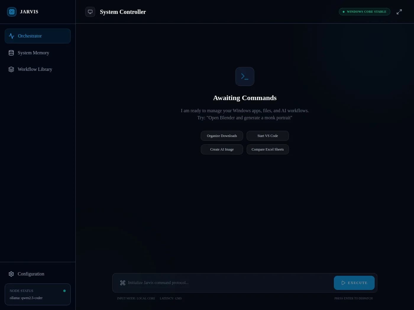 Jarvis Desktop Agent