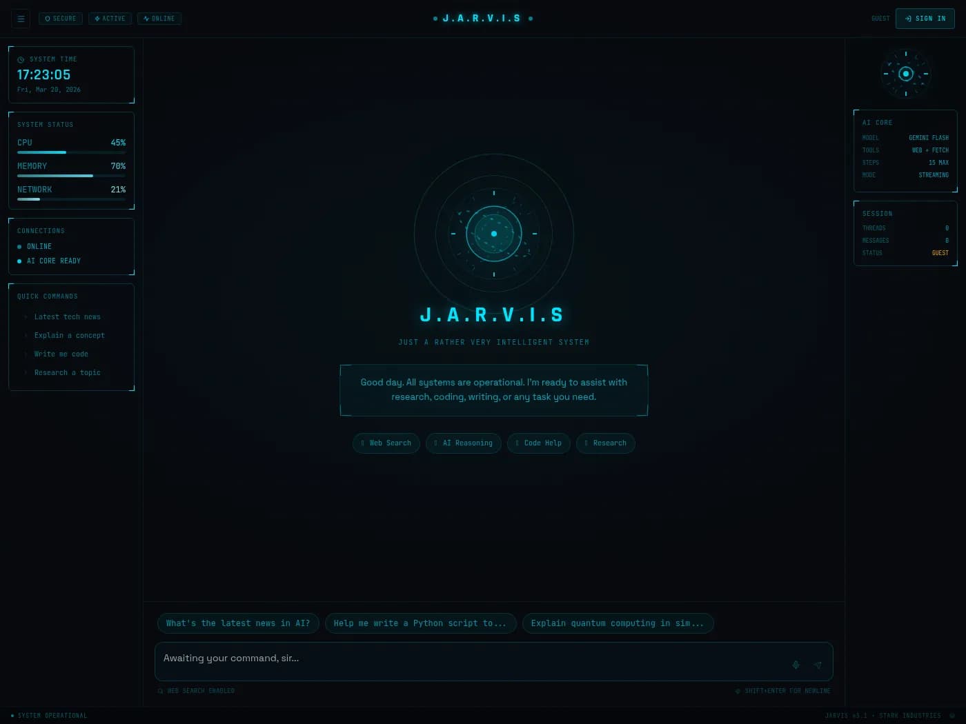 Jarvis Desktop Assistant