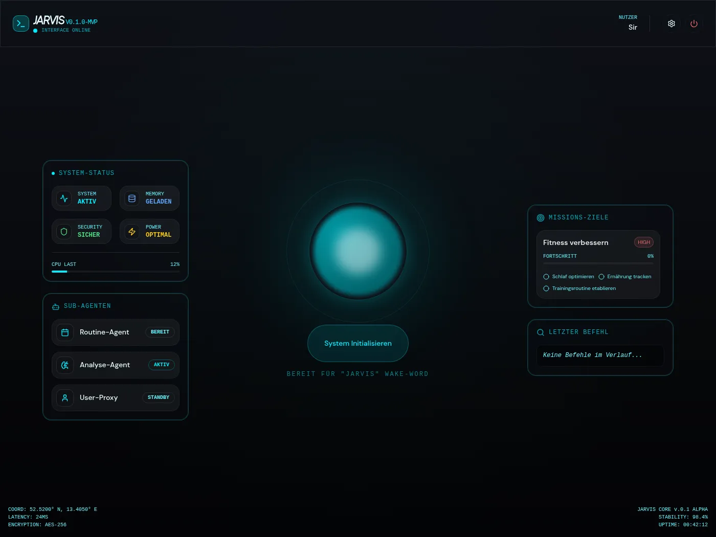 Jarvis Desktop MVP