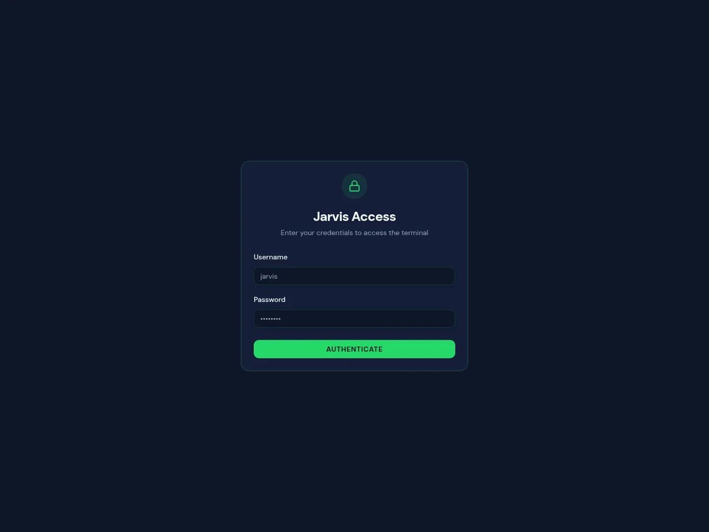 Jarvis Finance Dashboard