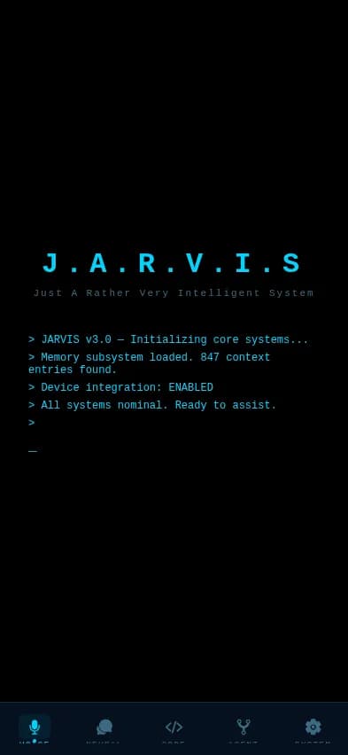 Jarvis Mobile AI Assistant