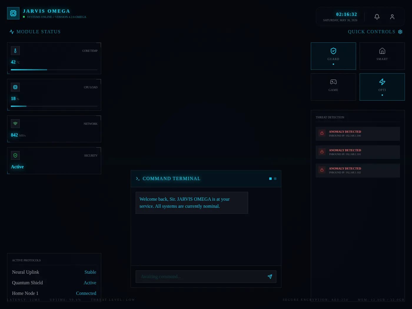 JARVIS OMEGA AI Platform