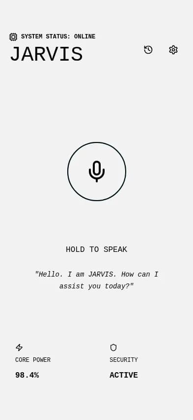 Voice Jarvis AI App