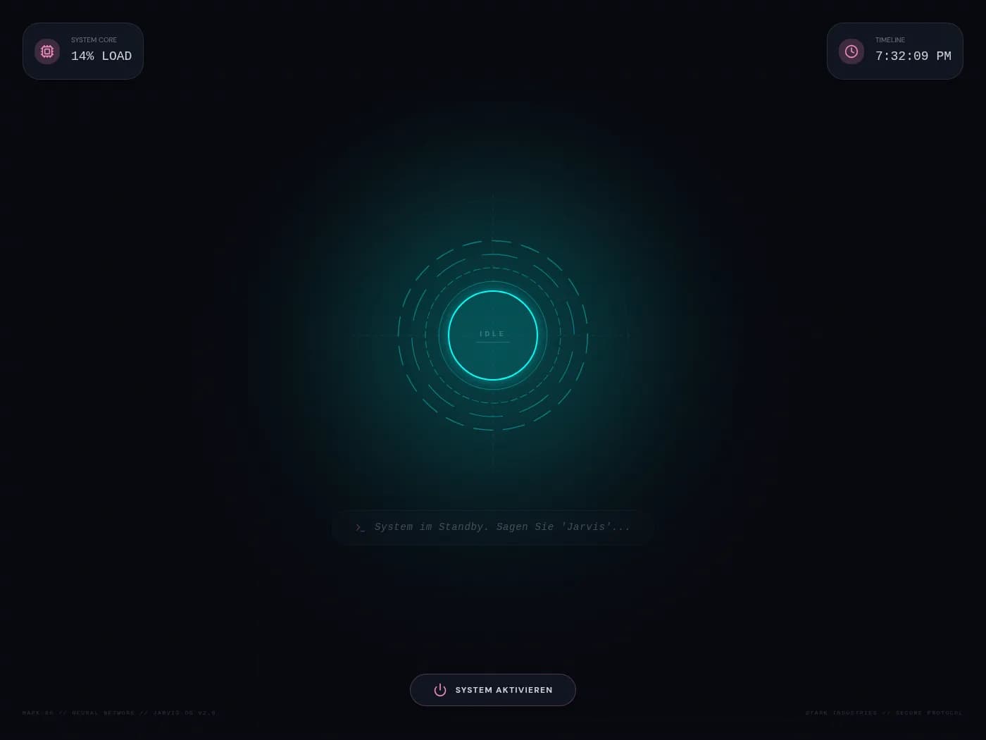 Jarvis Voice AI HUD