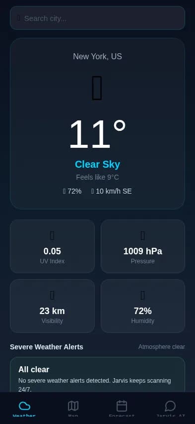 Jarvis Weather Bot