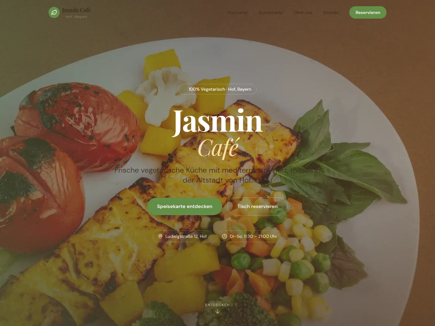 Jasmin Café Hof Web