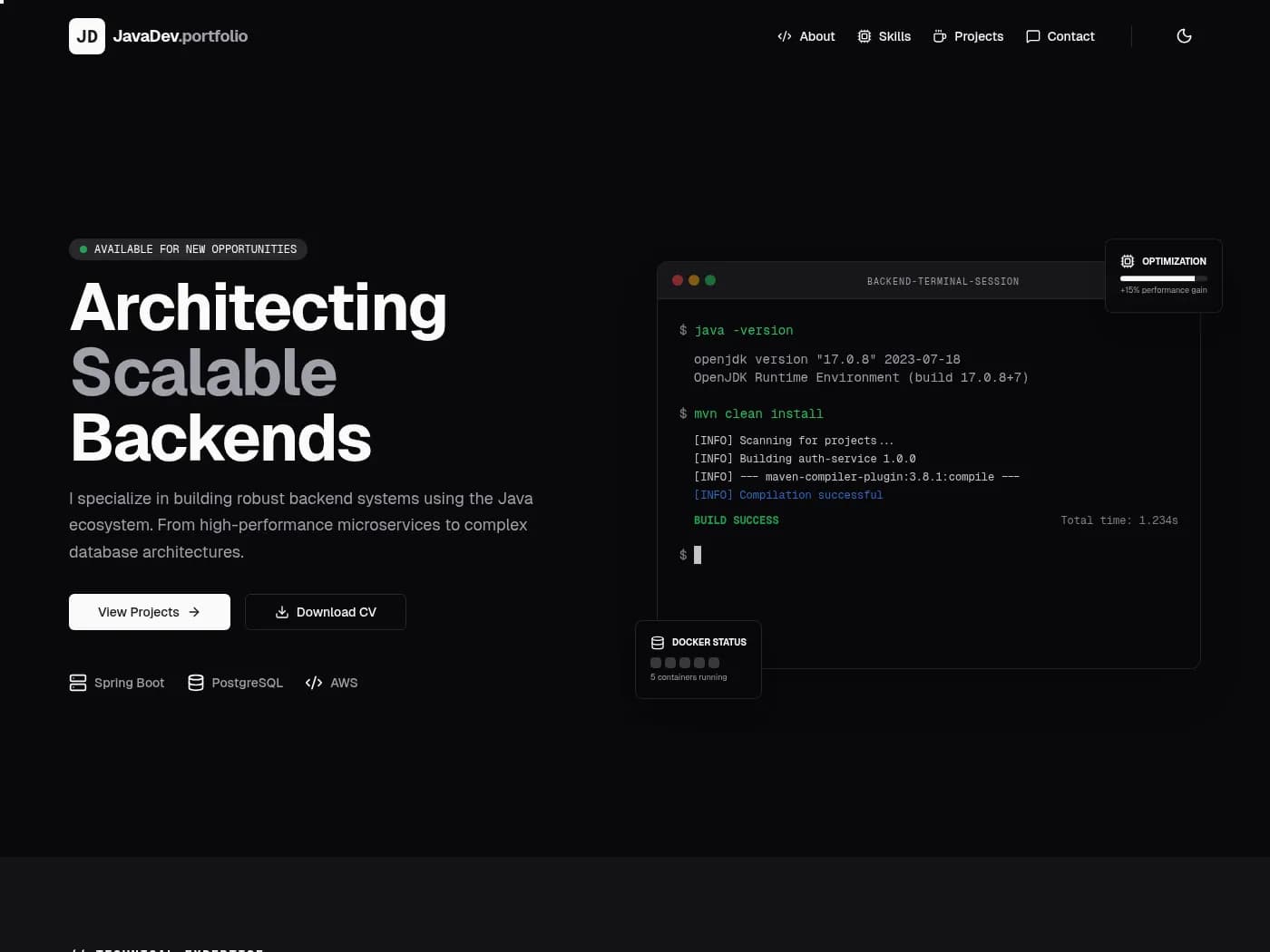 Java Dev Portfolio