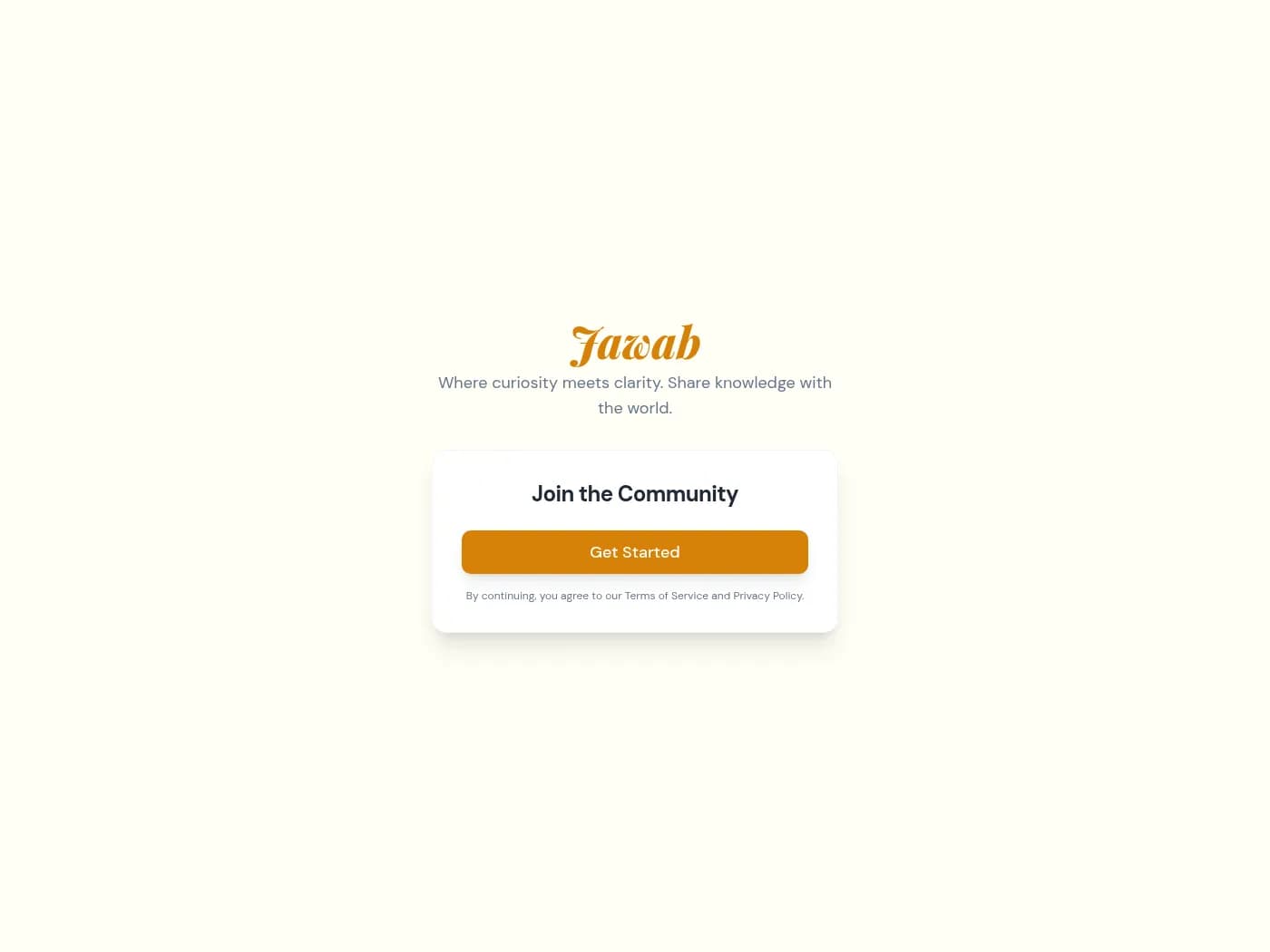 Jawab Q&A Hub
